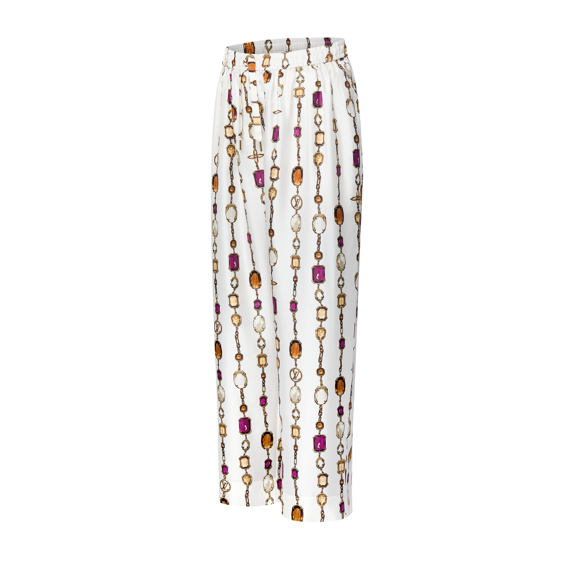 네크리스 프린트 파자마 팬츠 - 의류 | 루이 비통