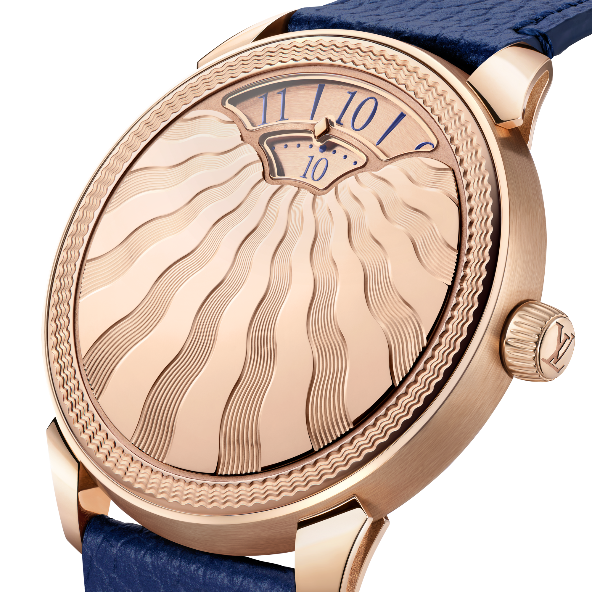 땅부르 컨버전스 (Tambour Convergence), 오토매틱, 37mm, 핑크 골드 기요슈 (Guilloché) - 워치 ...